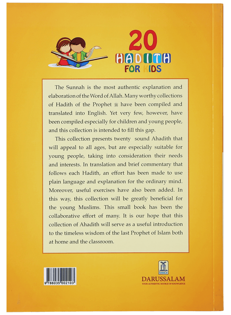 20 Hadith for Kids | Book Fanar
