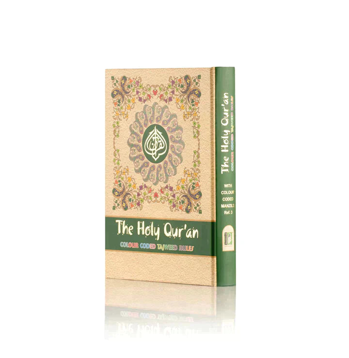 Holy Quran Color Coded with Tajweed Rules Indo Pak Script Ref: 3C Hard ...