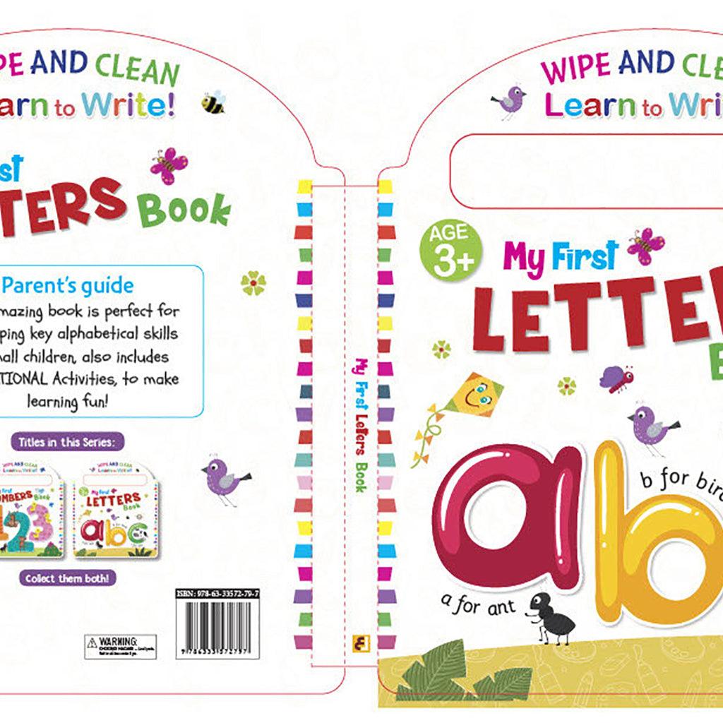 Wipe & Clean My First Letters Book | Book Fanar